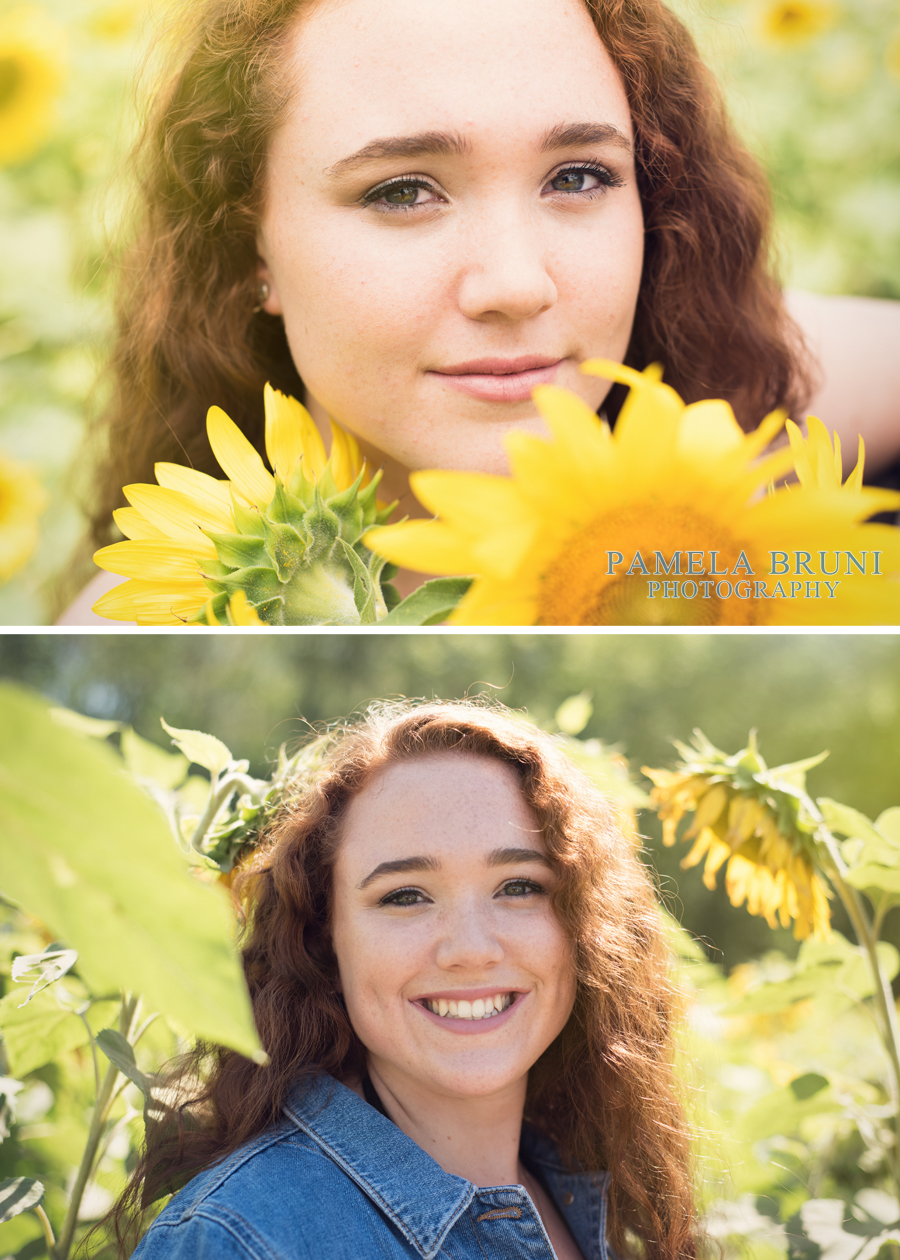 High School-Senior-Sunflower- Farm-Buttonwoods-CT-Portrait-Photographer ...
